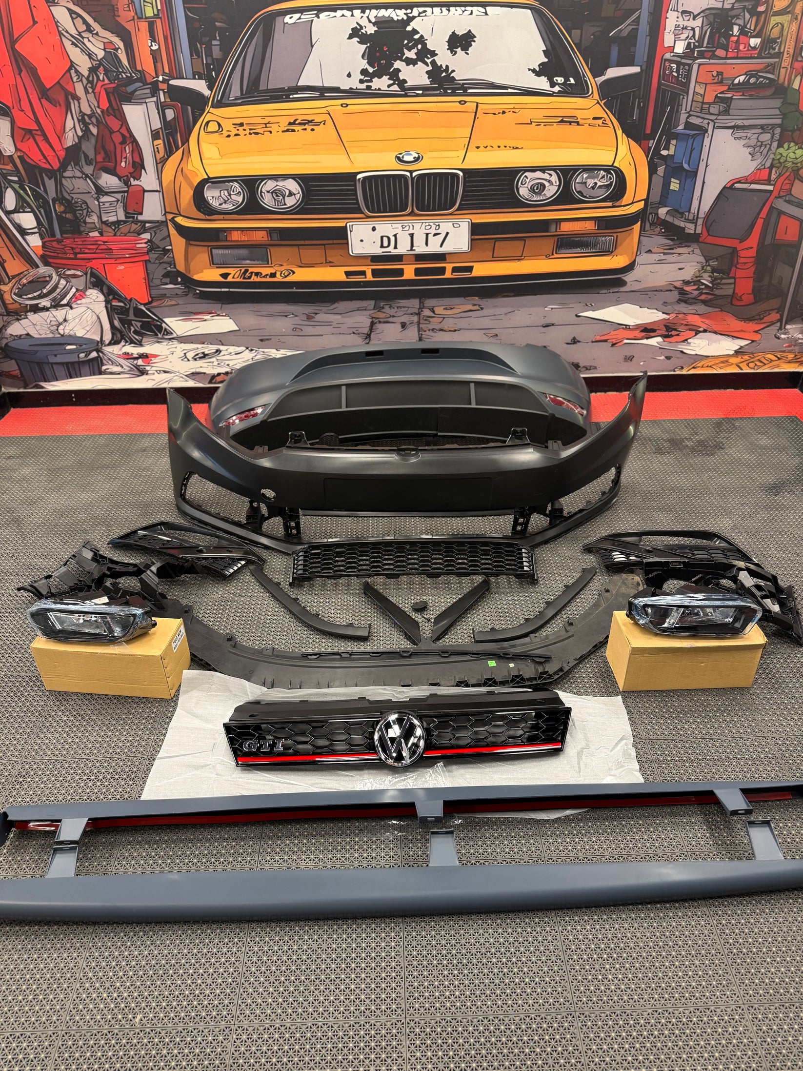 Volkswagen POLO GTI Type 3 Style Full Body Kit (Front/Rear & Sides ...